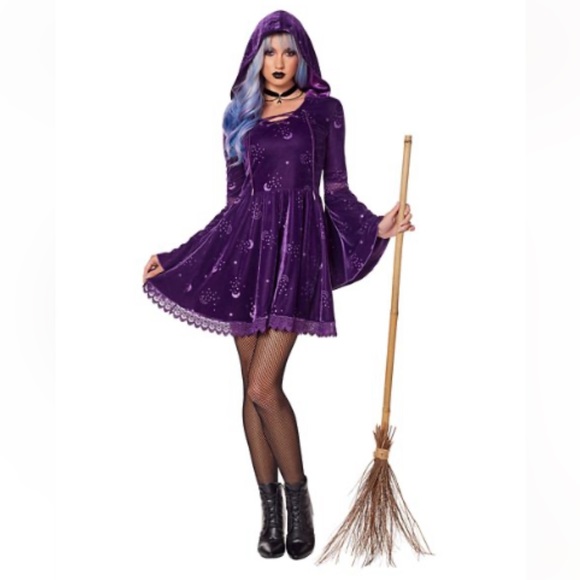Spirit | Dresses | Nwt Adult Coven Witch Hooded Dress Aka Celestial ...